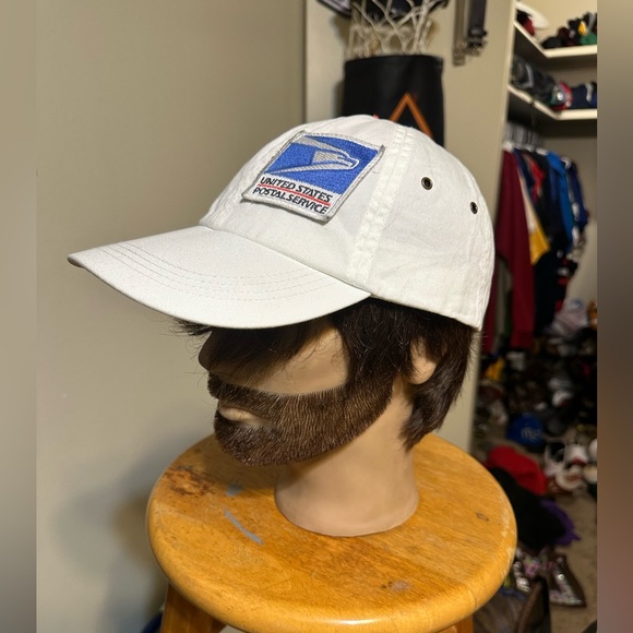 Anvil | Accessories | Vintage Anvil Usps Mailman Triple White Dad Hat ...